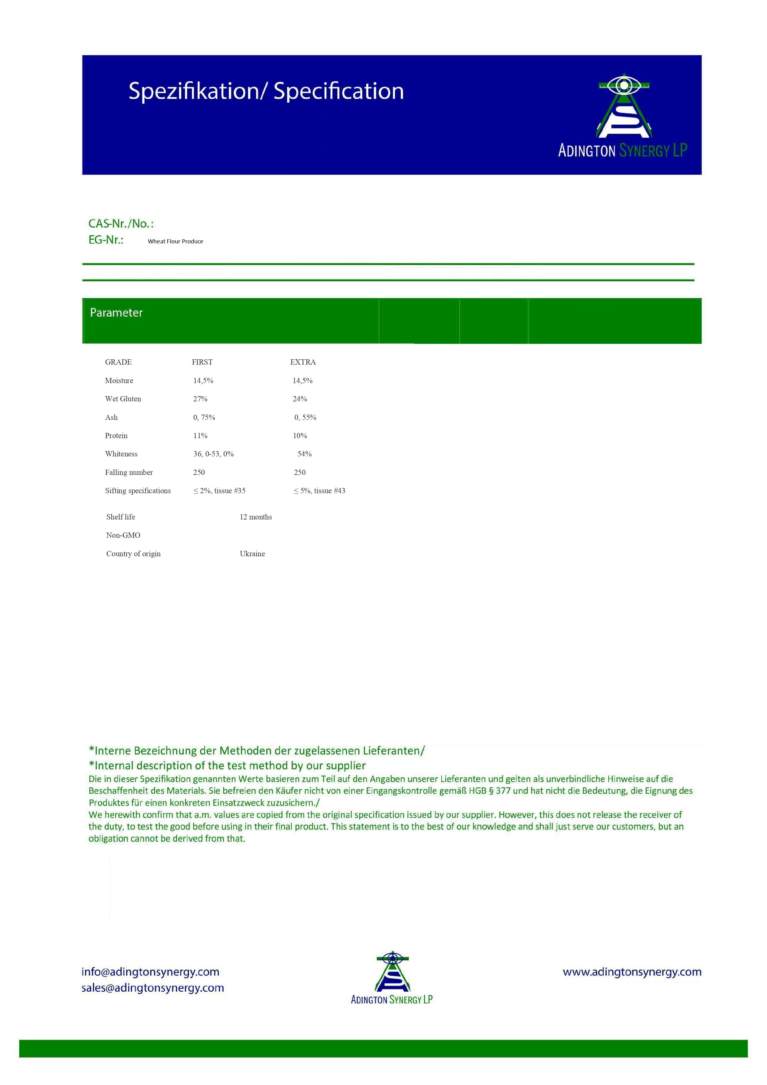 Wheat Flour – Adington Synergy